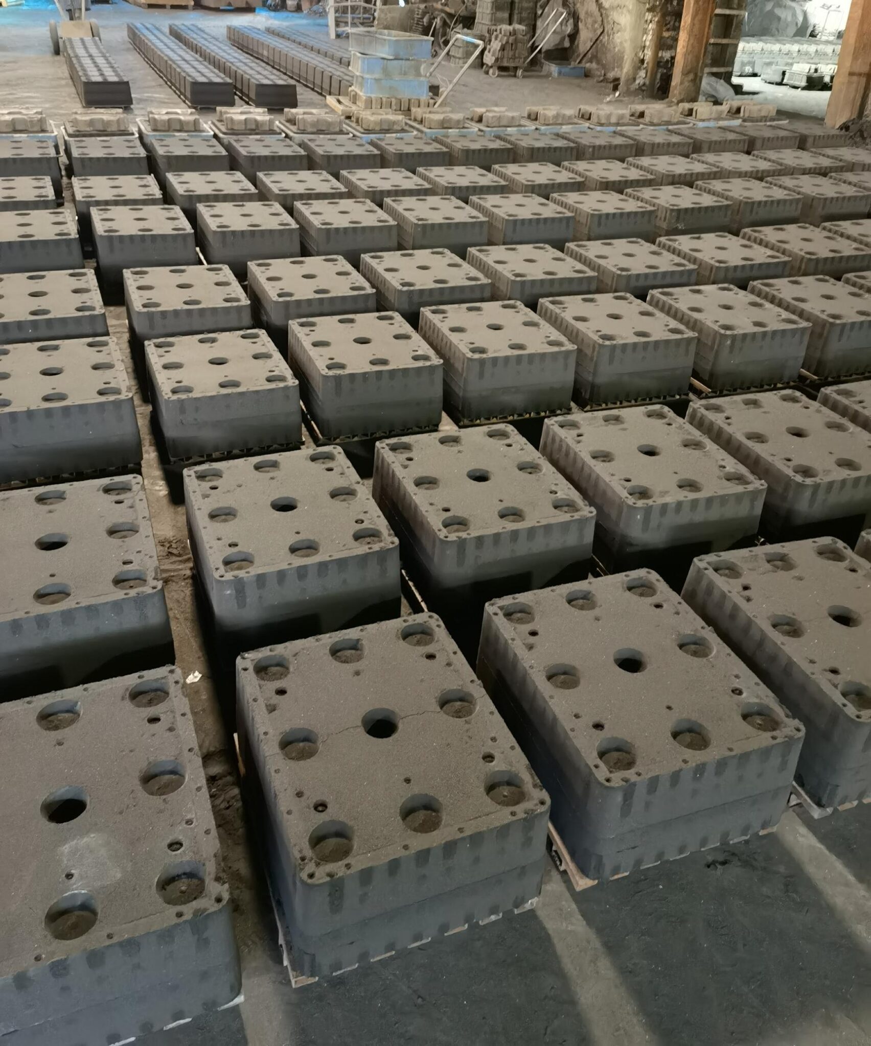 What are the molding machines used in the production of iron castings ...